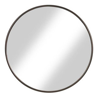 Modern Round 30-inch Mirror - Transitional - Bathroom Mirrors - by ...