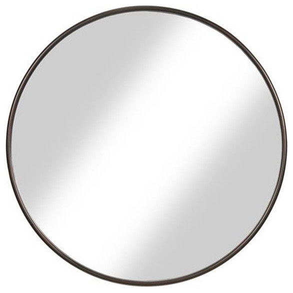 Modern Round 30-inch Mirror - Transitional - Bathroom Mirrors - by ...