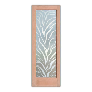 Interior Prehung Door or Interior Slab Door - Tiger Stripes - Primed ...