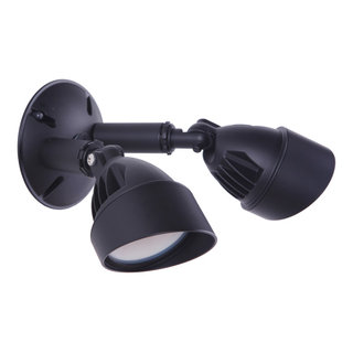 2 Light Outdoor LED Flood in Bronze (Z422-BZ-LED) - Transitional ...