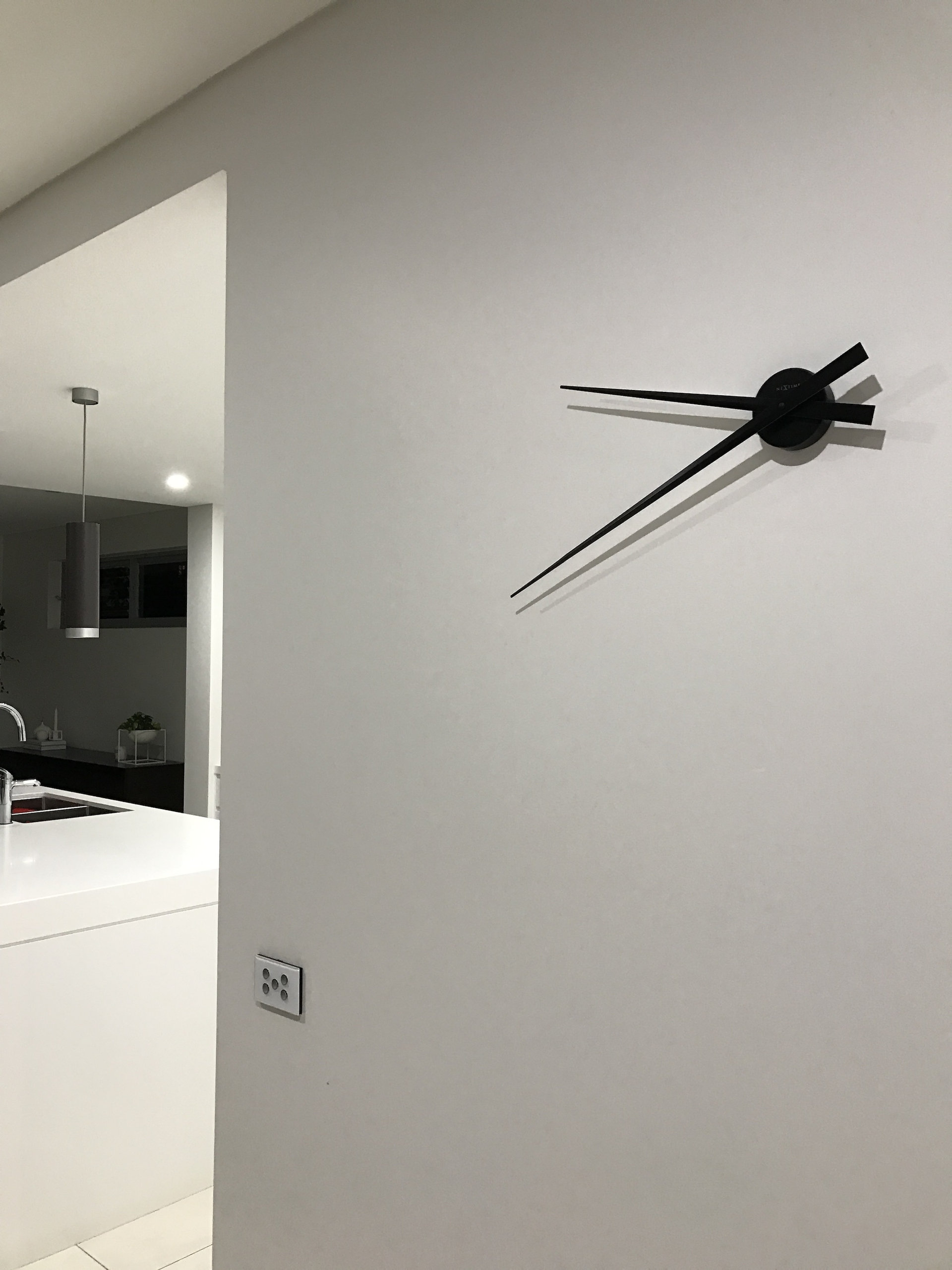 Hands Wall Clock - Contemporary - Wall Clocks - by Unek Goods LLC | Houzz