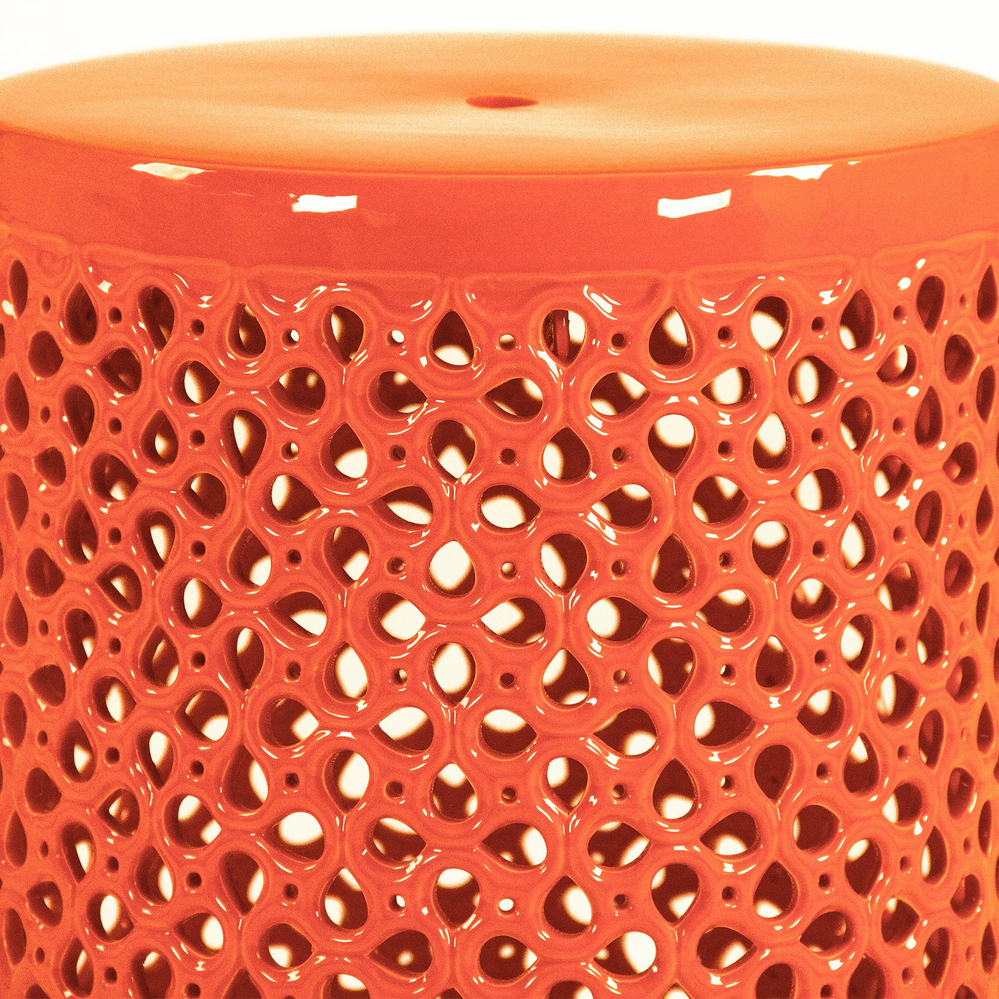 Lanie Garden Stool Orange - Contemporary - Accent And Garden Stools ...