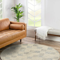 Hand-Tufted Wool Multi Transitional Geometric Modern Tufted Rug, Multy ...