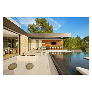 Stradella | Bel Air Contemporary New Home - Contemporary - Patio - Los ...
