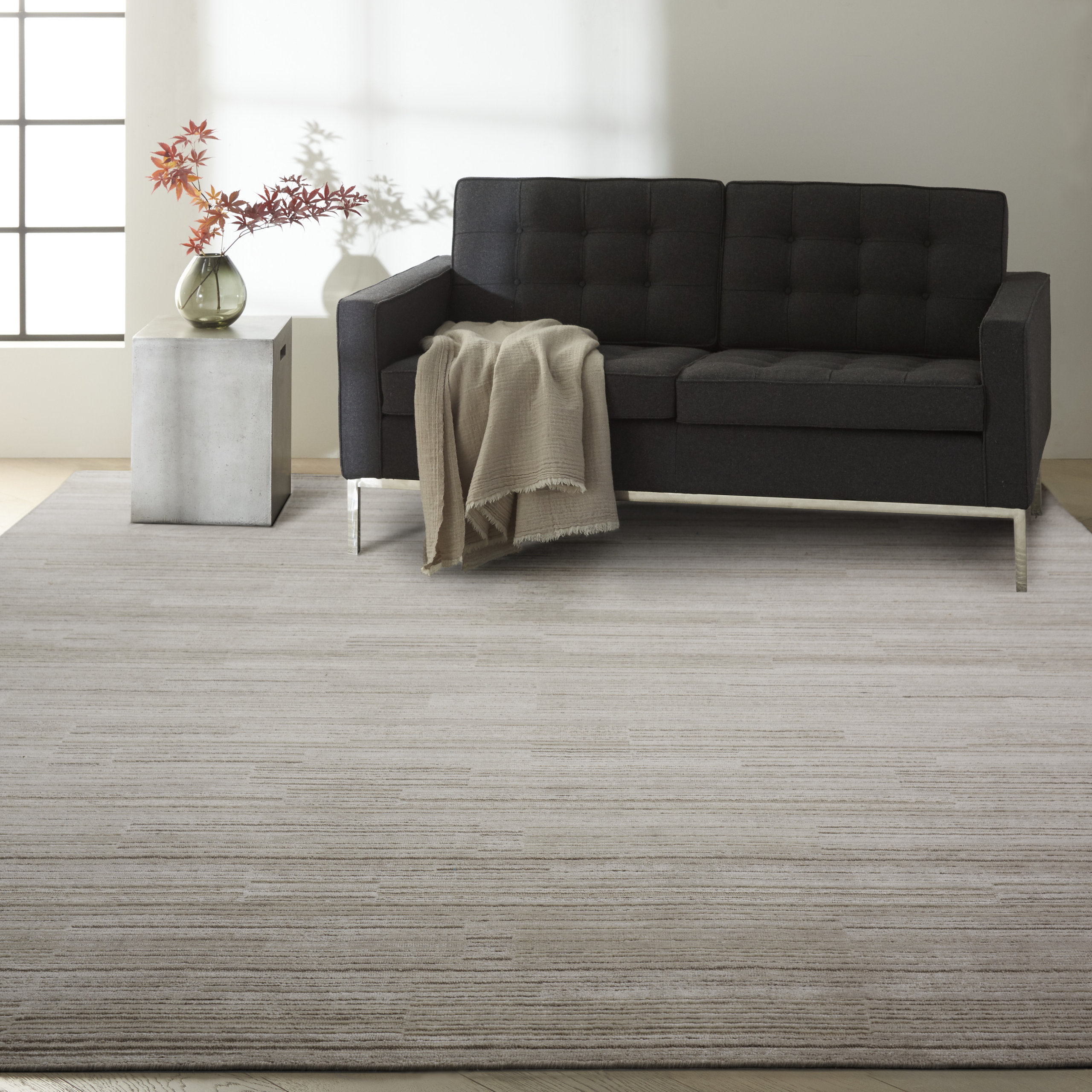 Calvin Klein Abyss CK990 Area Rug, Sand, 10' x 14' - Transitional ...