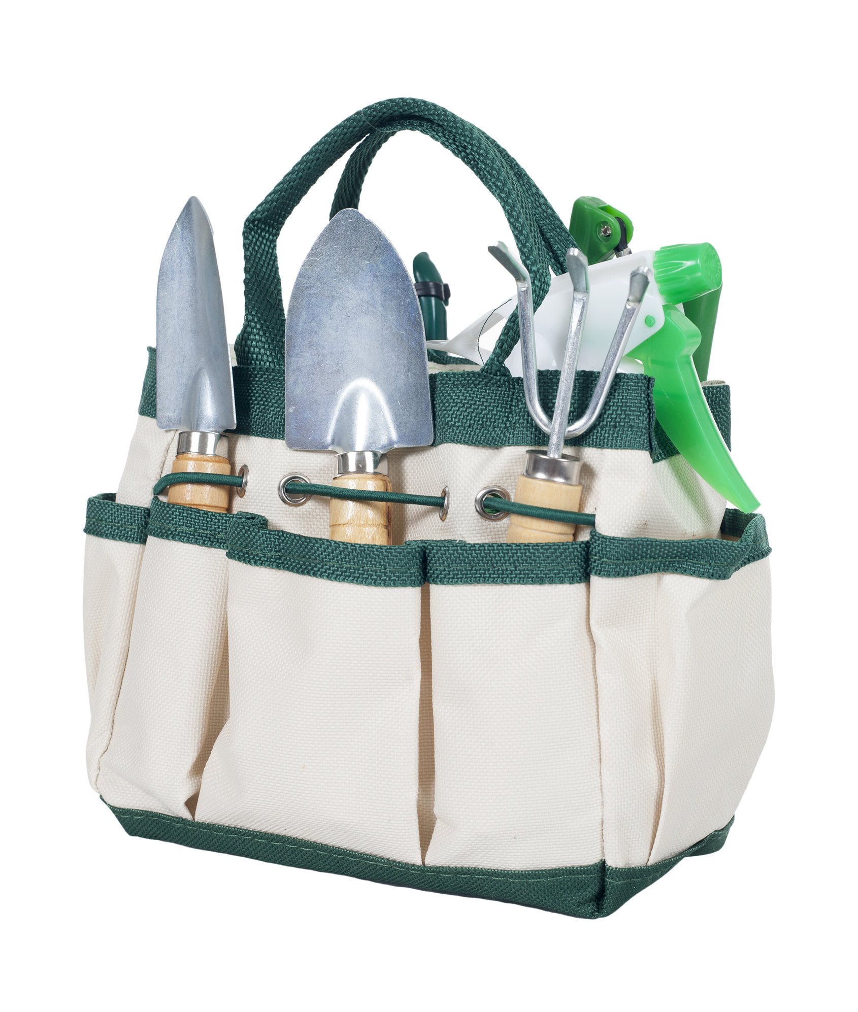7 Piece Gardening Tool Set Mini Planting, Repotting Kit, Carrying Tote ...