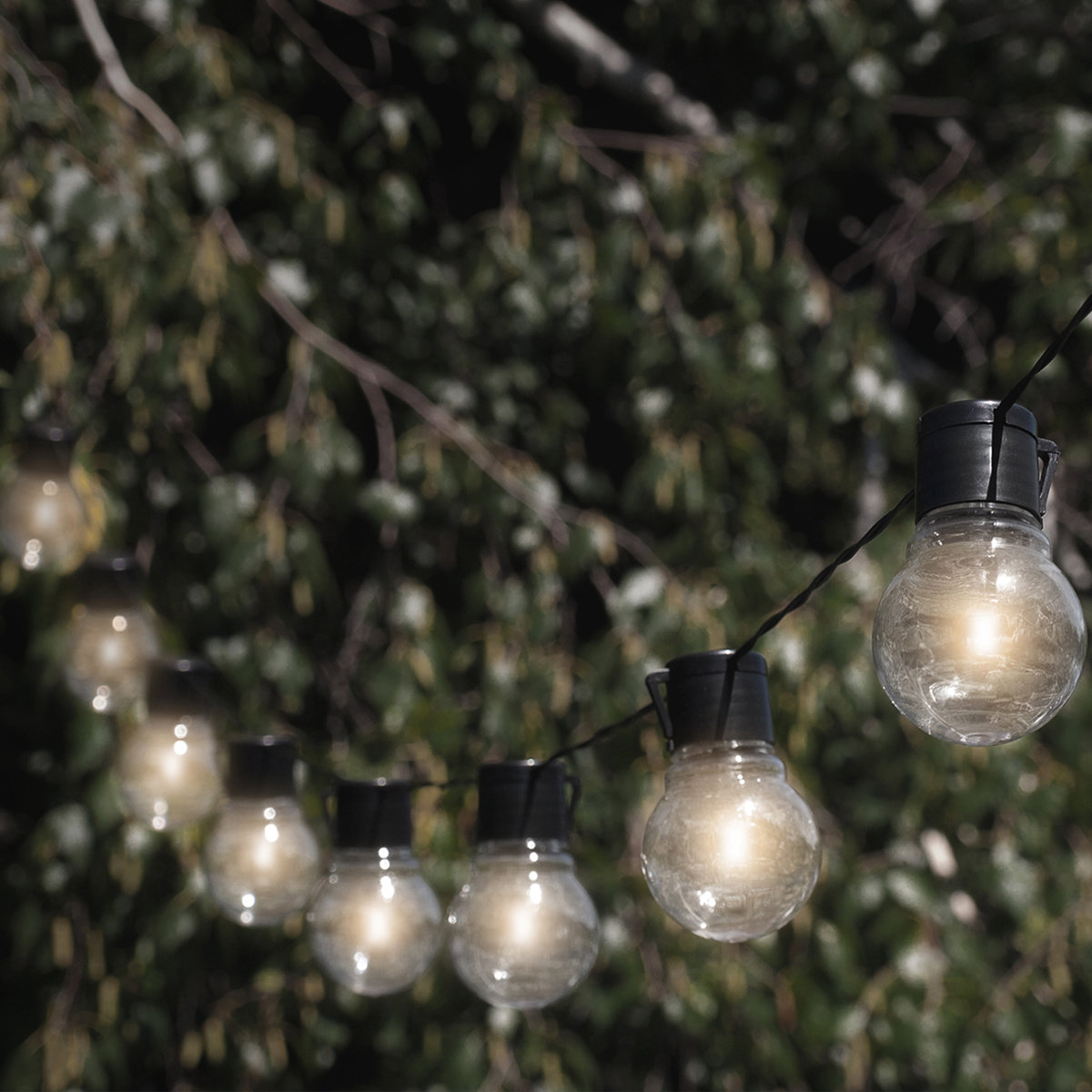 Solar Edison Patio String Lights - Contemporary - Outdoor Rope And ...