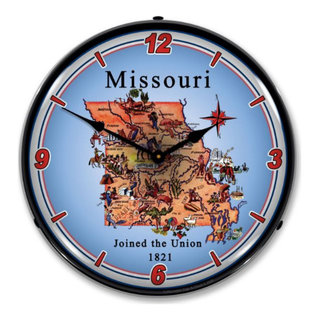 20041107 State of Missouri Clock - Contemporary - Wall Clocks - by ...