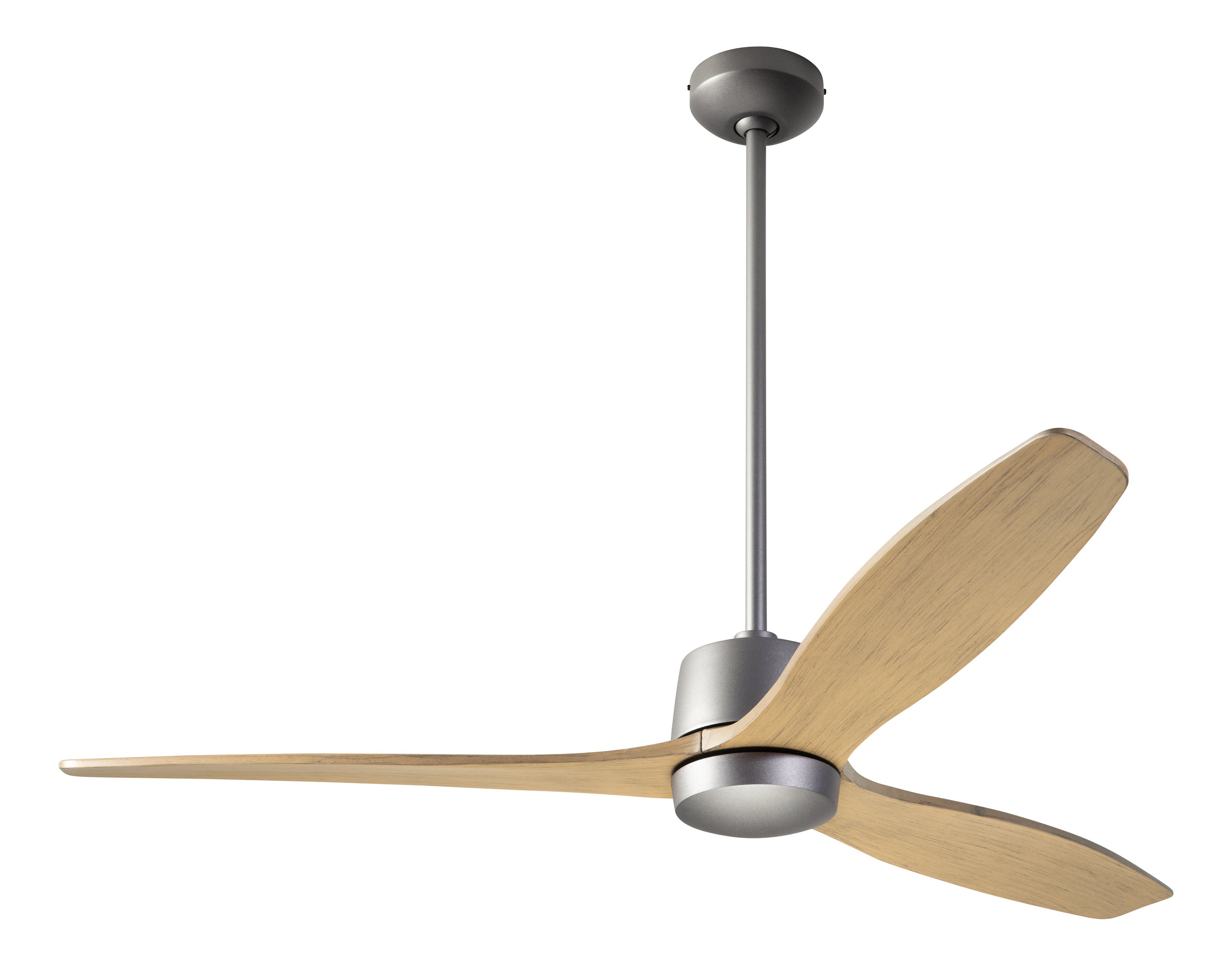 Arbor Fan, Graphite, 54" Maple Blades, No Light - Transitional ...