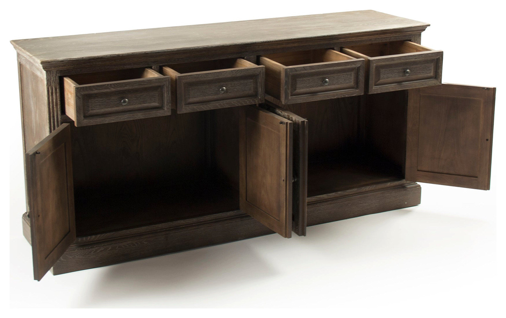 Albert Buffet, Limed Charcoal - Farmhouse - Buffets And Sideboards - by ...
