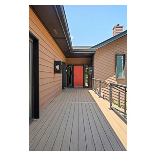 Azek Reserve Collection Antique Leather & Feeney Cable Railing ...