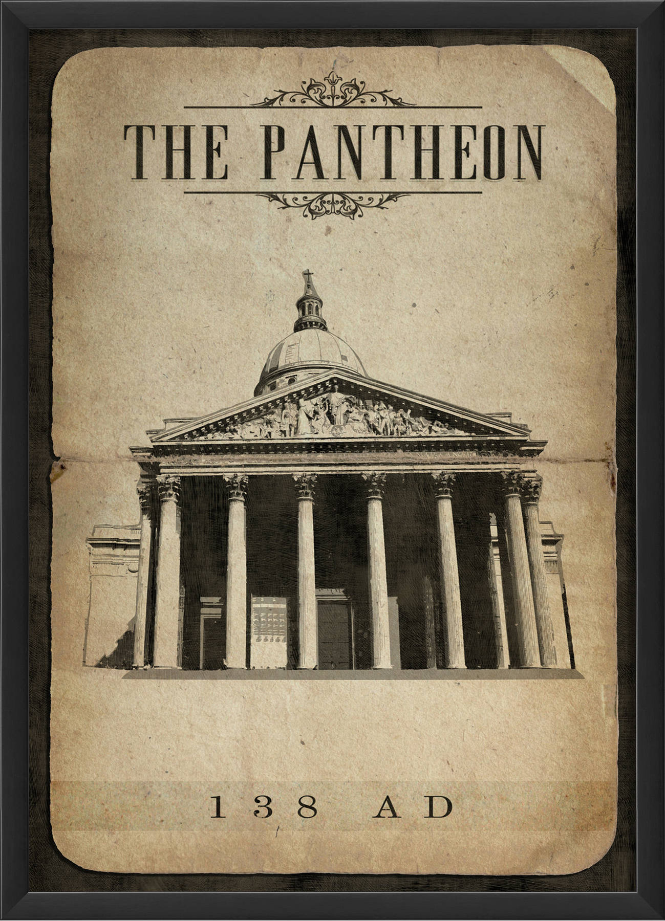 The Pantheon Print, Large - Contemporary - Prints And Posters - by Art ...