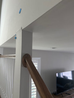 Support beam drywall buckling, 1.5 year old house | Houzz Forum