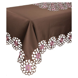 Daisy Splendor Tablecloth, 60x60 - Contemporary - Tablecloths - by Xia ...