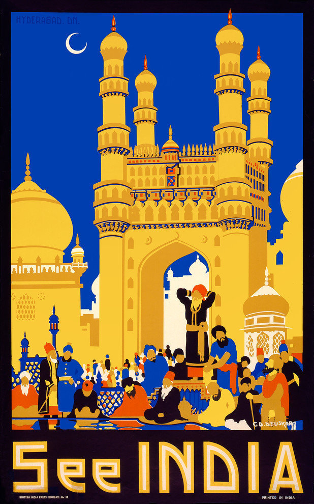 See India Print, 11" x 14" - Contemporary - Prints And Posters - by ...