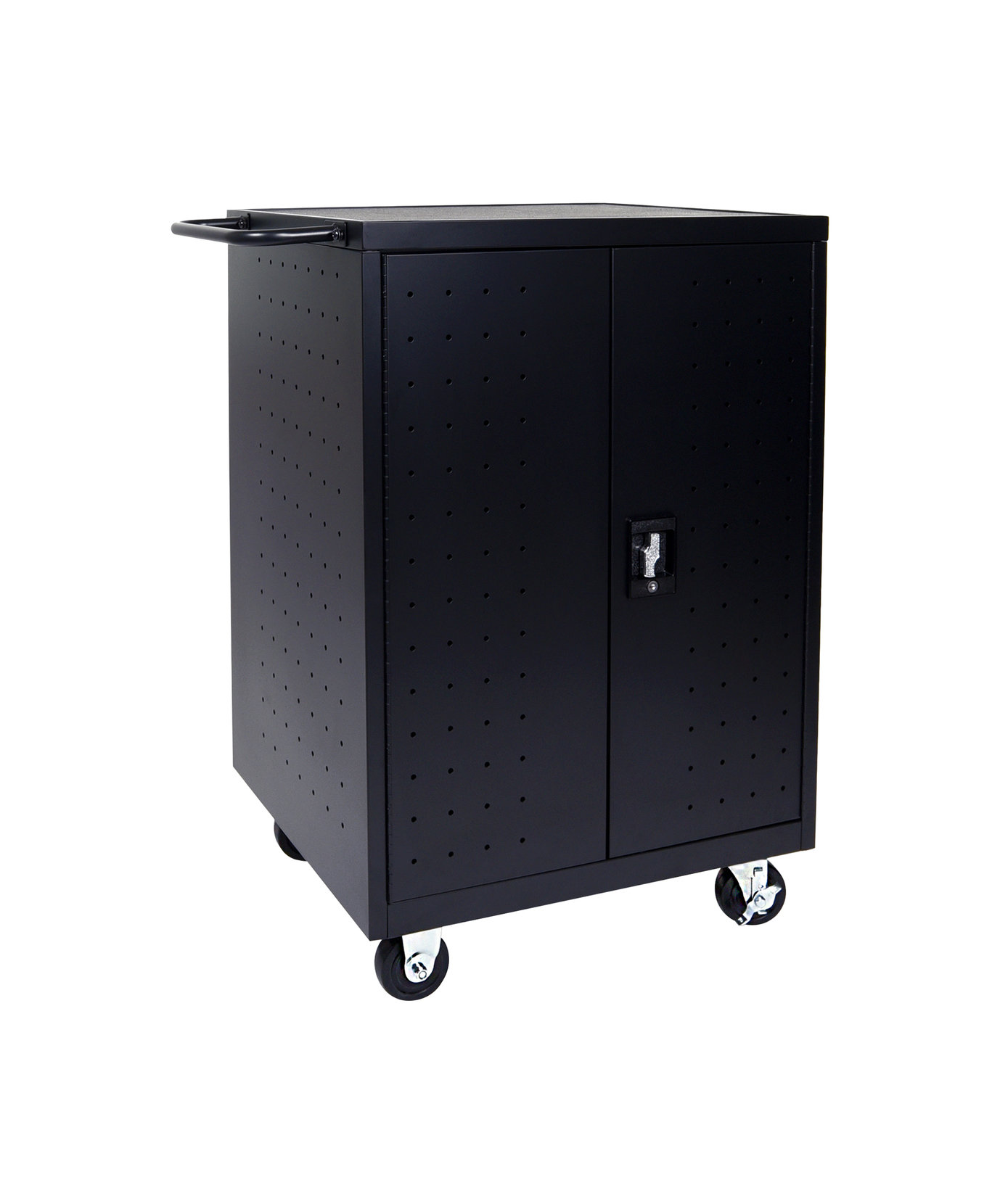 Luxor Black 24 Laptop Computer Charging Cart - Contemporary - Office ...