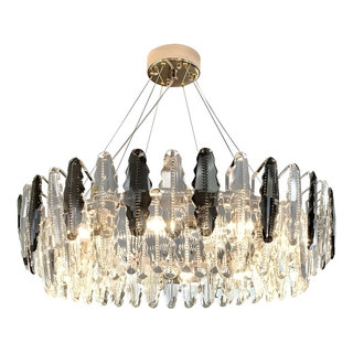 Alme | Elegant Luxury Gold Crystal Shine Chandelier, Dia19.7 ...