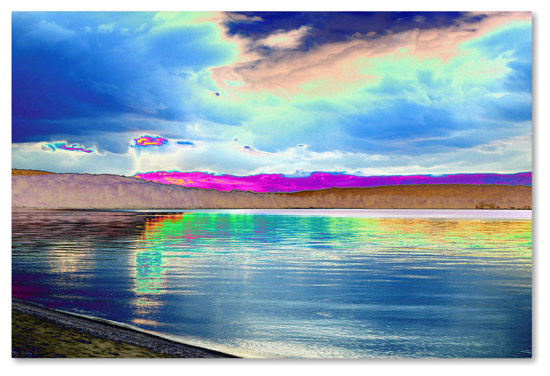 Tom Kelly 'Lakes 3' Canvas Art, 16"x 24" - Contemporary - Prints And ...
