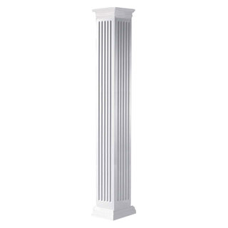 Endura-Craft Craftsman Classic, Square Non-Tapered, Fluted Column, 12 ...