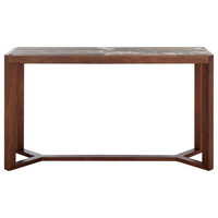 Safavieh Couture Bernardi Marble Top Console Table - Transitional ...