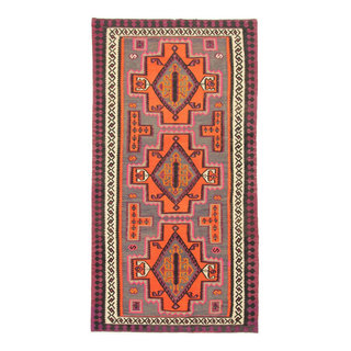 Persian Kilim Fars Azerbaijan Antique 9'10"x5'1", 9'10"x5'1 ...