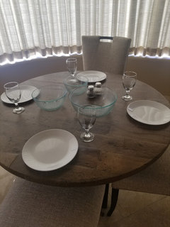 52 inch round table - FAMILY style eating
