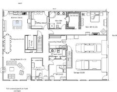 Rectangle Floor Plans Characteristics Of Simple Minimalist House Plans