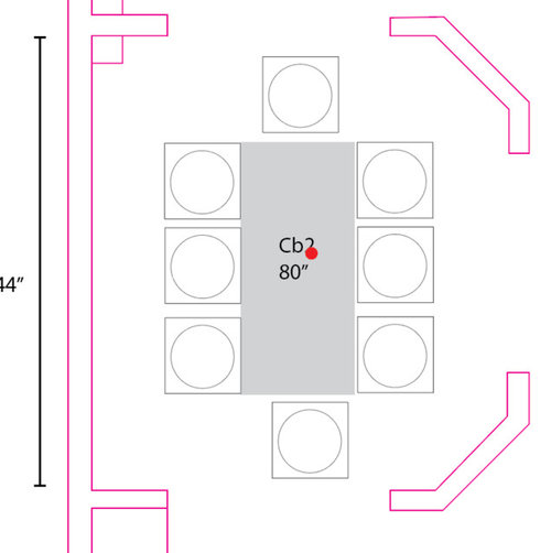 Deciding between round and rectangle dining table.. What do you think?