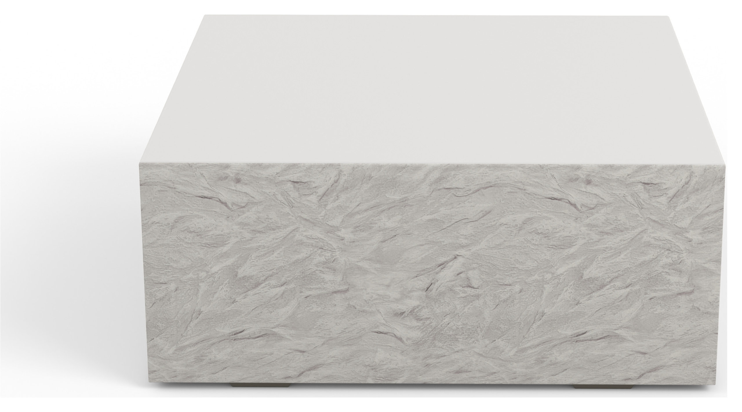 Bazaar Antique Stone Square Outdoor Coffee Table - Contemporary ...