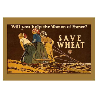 Save Wheat, 20" x 30" - Traditional - Prints And Posters - by ...