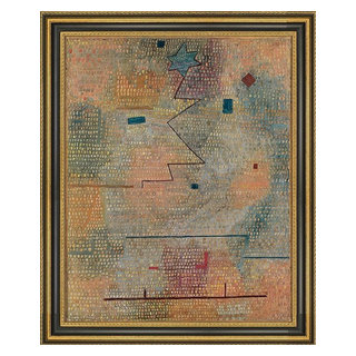 Paul Klee Rising Star - 16" x 20" Framed Premium Canvas Print, 20 x 25 ...