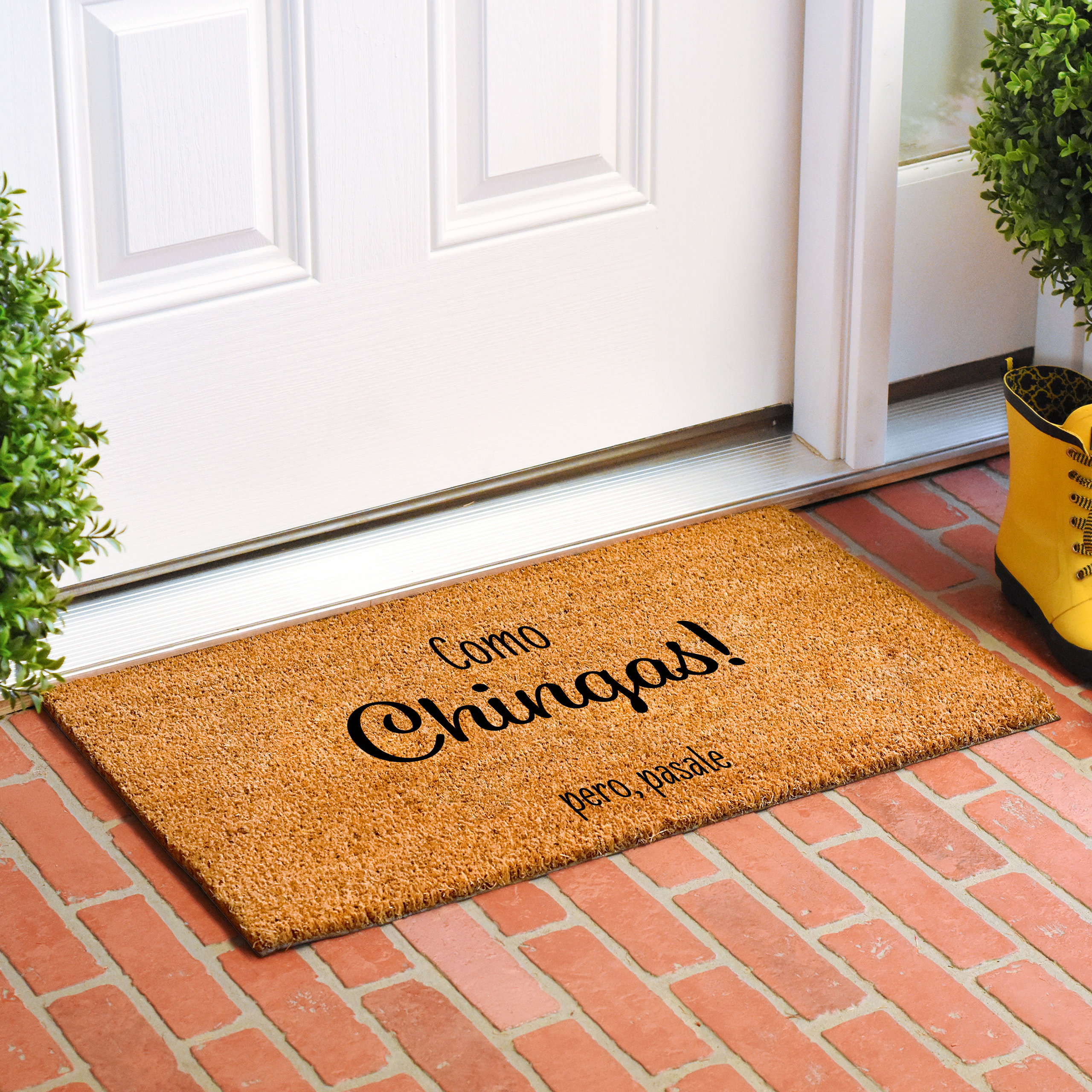 Calloway Mills Como Chingas! Pero Pasale Spanish Doormat, 24"x36 ...