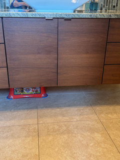 Omega Cabinets alternative for walnut grain matched kitchen cabinets ...