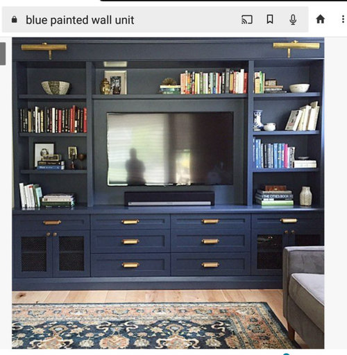 Color to paint wall unit
