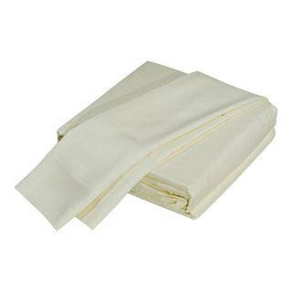 Organic 100% Eucalyptus Fiber Tencel 4-Piece Sheet Set, Queen ...