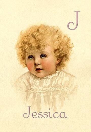 J for Jessica, 20" x 30" - Traditional - Prints And Posters - by ...