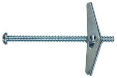 Hillman 370057 Round Head Spring Wing Toggle Bolt, 3/16 x 4", 50 Pack ...