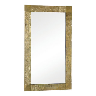 Pimlico Mirror Brass - Contemporary - Wall Mirrors - by GLOBAL VIEWS ...