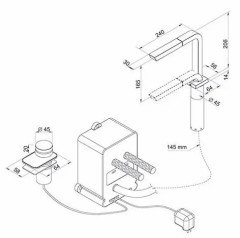 Deck mount hot/ cold kitchen sink controller | Houzz Forum