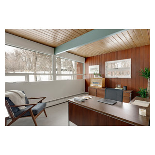 Wayzata Mid-Century Modern Whole Home Restoration - Midcentury - Home ...