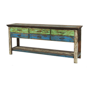 Cabana Large Sofa Table - Farmhouse - Console Tables - by Pina Elegance ...