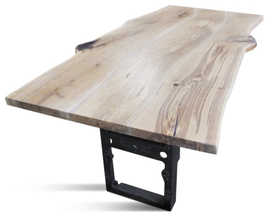 URBAN 180 Solid Wood Dining Table - Industrial - Dining Tables - by MAXIMAHOUSE | Houzz