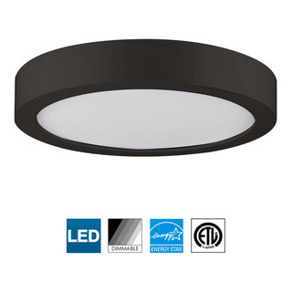 Sunlite LED 7-Inch Round Ceiling Light Fixture, 14W, 3000K Warm White ...