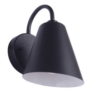 Point Clear 1-Light Outdoor Lantern, Midnight - Transitional - Outdoor ...