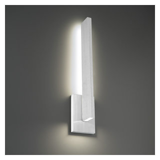 Mako LED Outdoor Wall Sconce in Brushed Aluminum - Modern - Outdoor ...