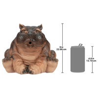 Hanna the Hippo Spitter Piped Statue - Contemporary - Outdoor Fountains ...