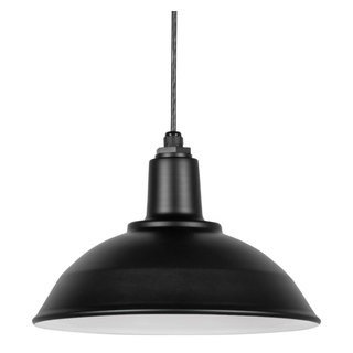 Troy RLM Lighting RH16M Tahoe 16"W Farmhouse Pendant - Farmhouse ...