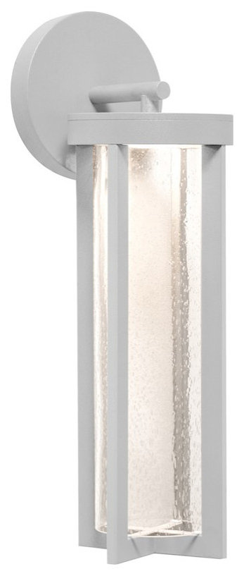 AFX Lighting Rivers 18" Outdoor LED Lantern, Gray/Clear ...