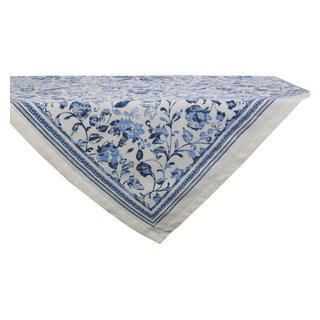 Madiera Print Table Topper 40X40, 40x40" - Traditional - Tablecloths ...