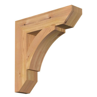 Balboa Traditional Bracket, 18"Dx30"H, 3 1/2"W Douglas Fir/Smooth, 16 ...
